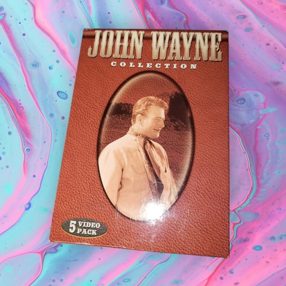 Media | John Wayne 5 Vhs Westerns Box Set | Poshmark